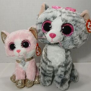 Ty | Toys | New Ty Beanie Boo Kiki The Cat 9 Stuffed Plush 26 Ty Beanie ...